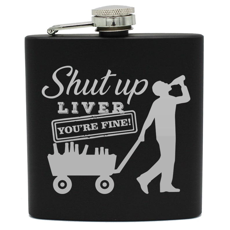 Funny Flask Personalized, Funny Flask for Woman Men, Flasks With Funny ...