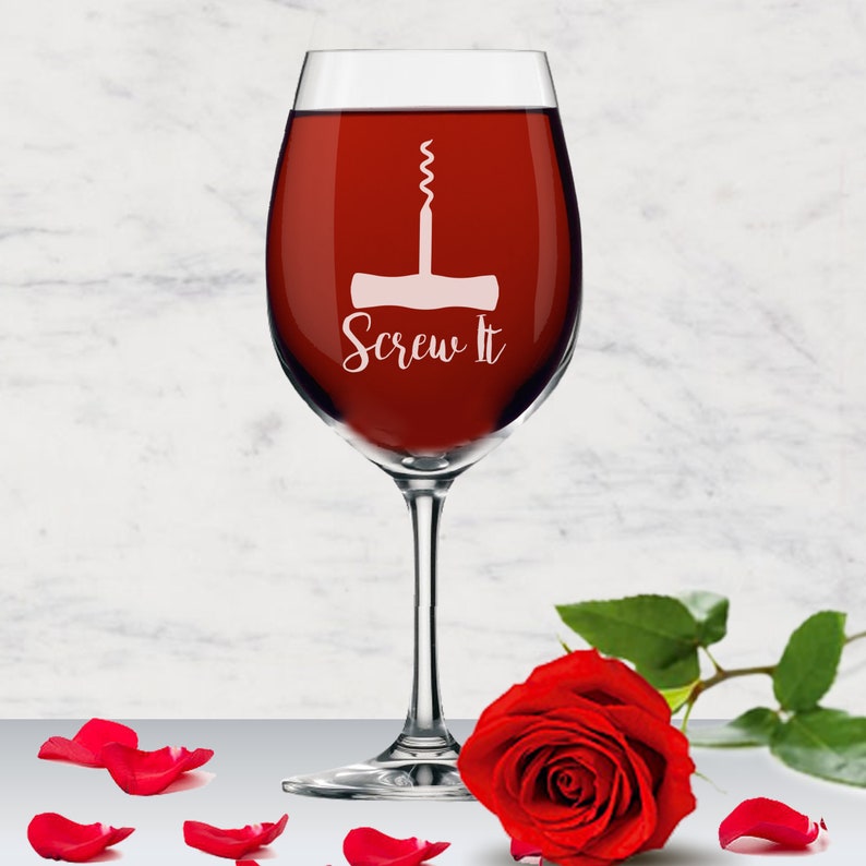 Funny Wine Glass T For Mother Wine Glasses Funny Wine Etsy