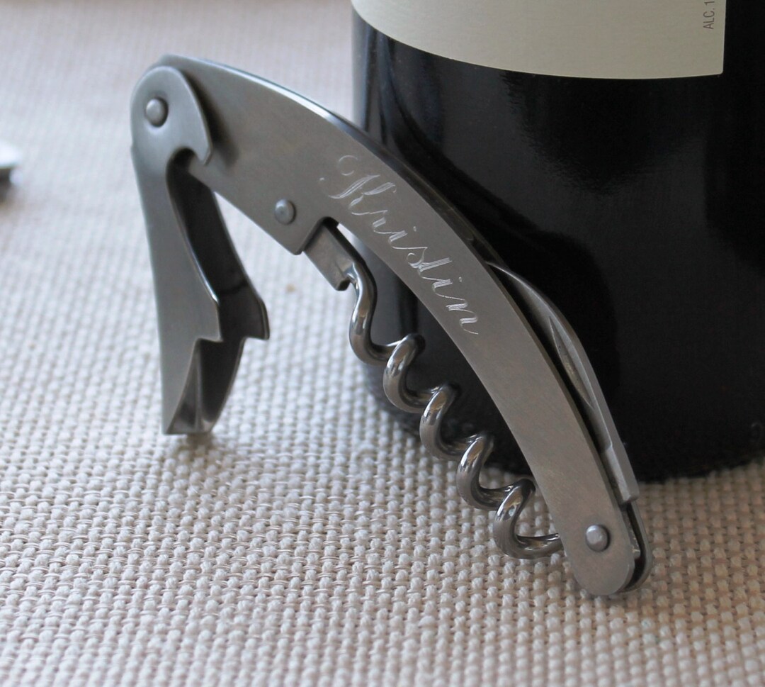 Personalized Steel Corkscrew Groomsmen Gifts Wedding Party - Etsy