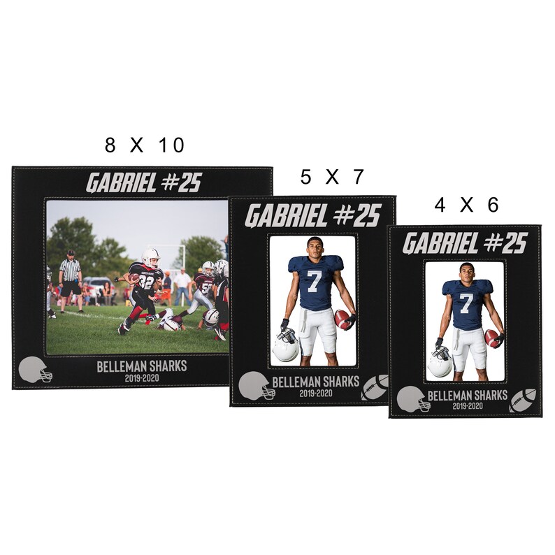 Personalized Football Picture Frame Football Frame Football | Etsy