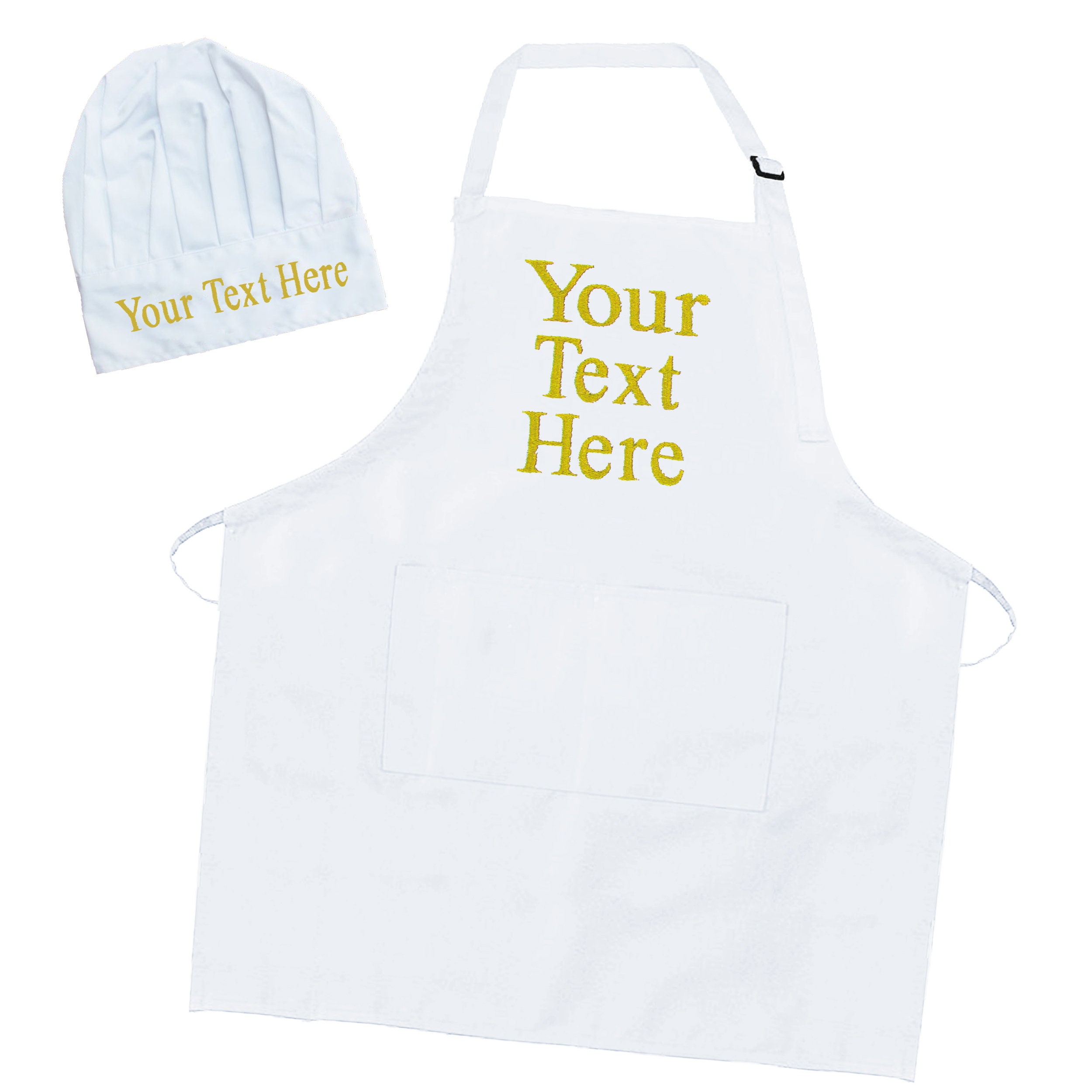 Apron and Chef Hat Set for Adults Monogrammed Apron and Hat - Etsy.de