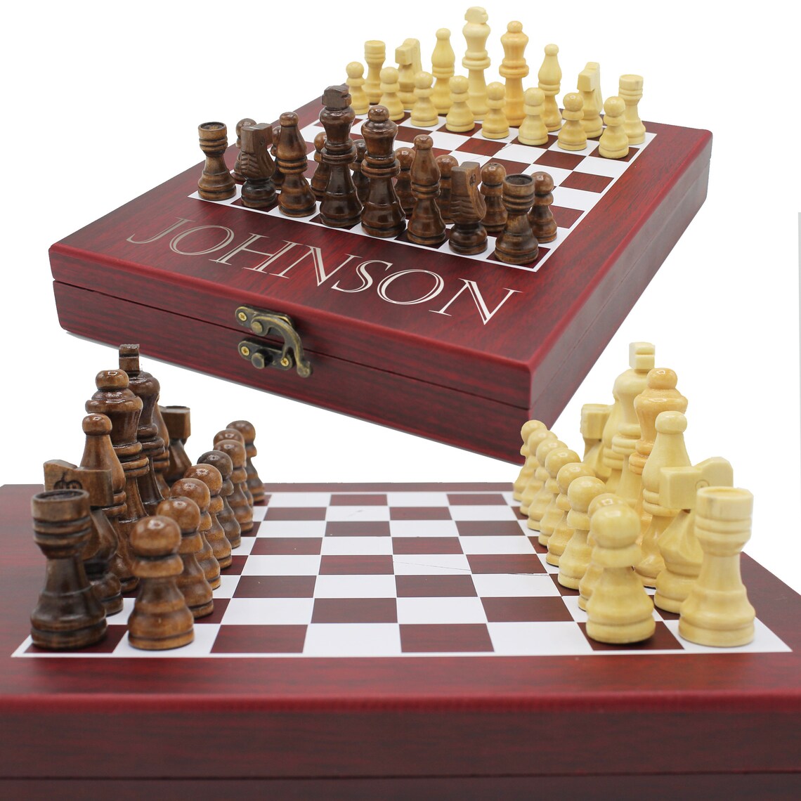 Personalized Chess Set Engraved Chess Board Custom Travel | Etsy