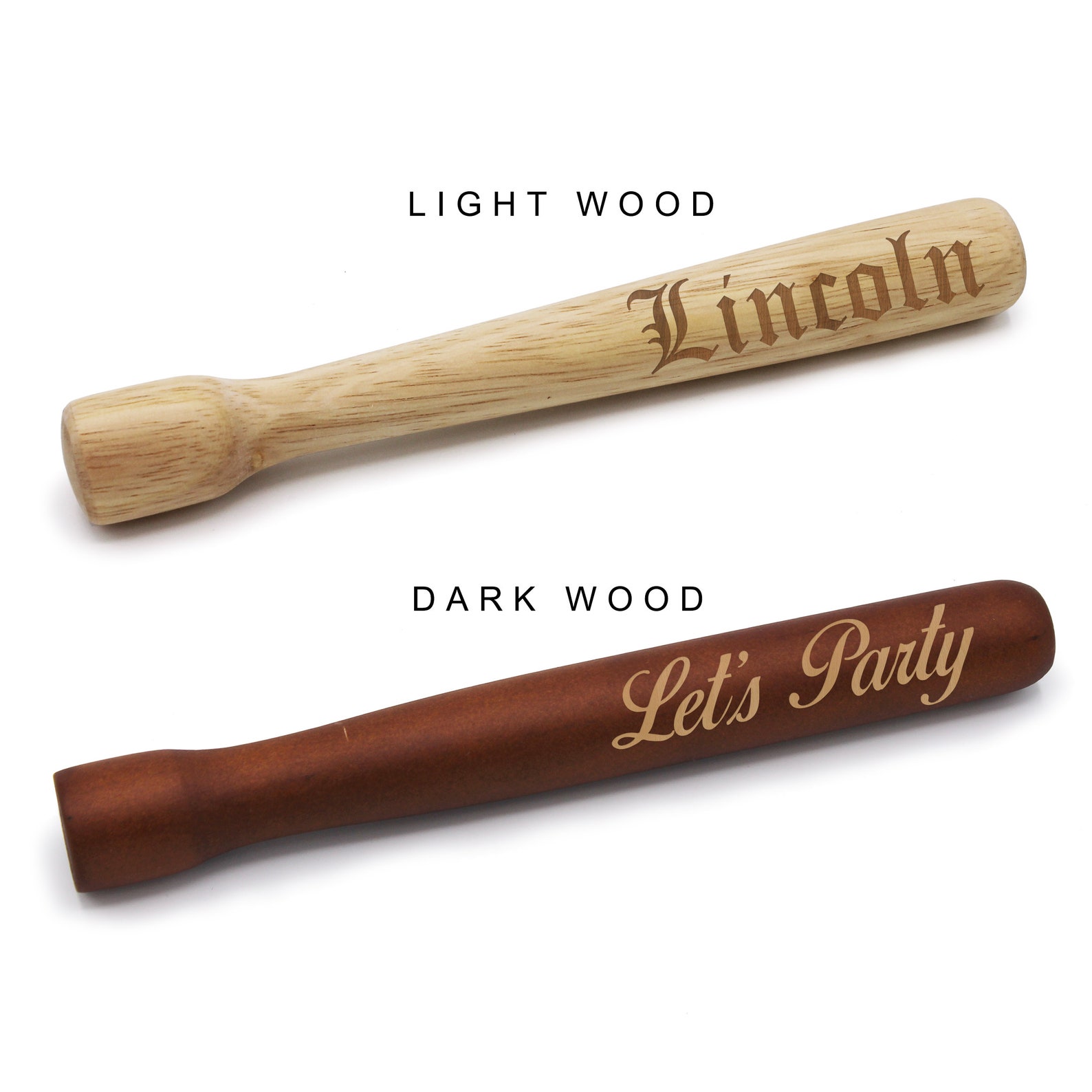 Engraved Muddler, Custom Muddler, Wood Muddler, Cocktail Crusher, Dark ...
