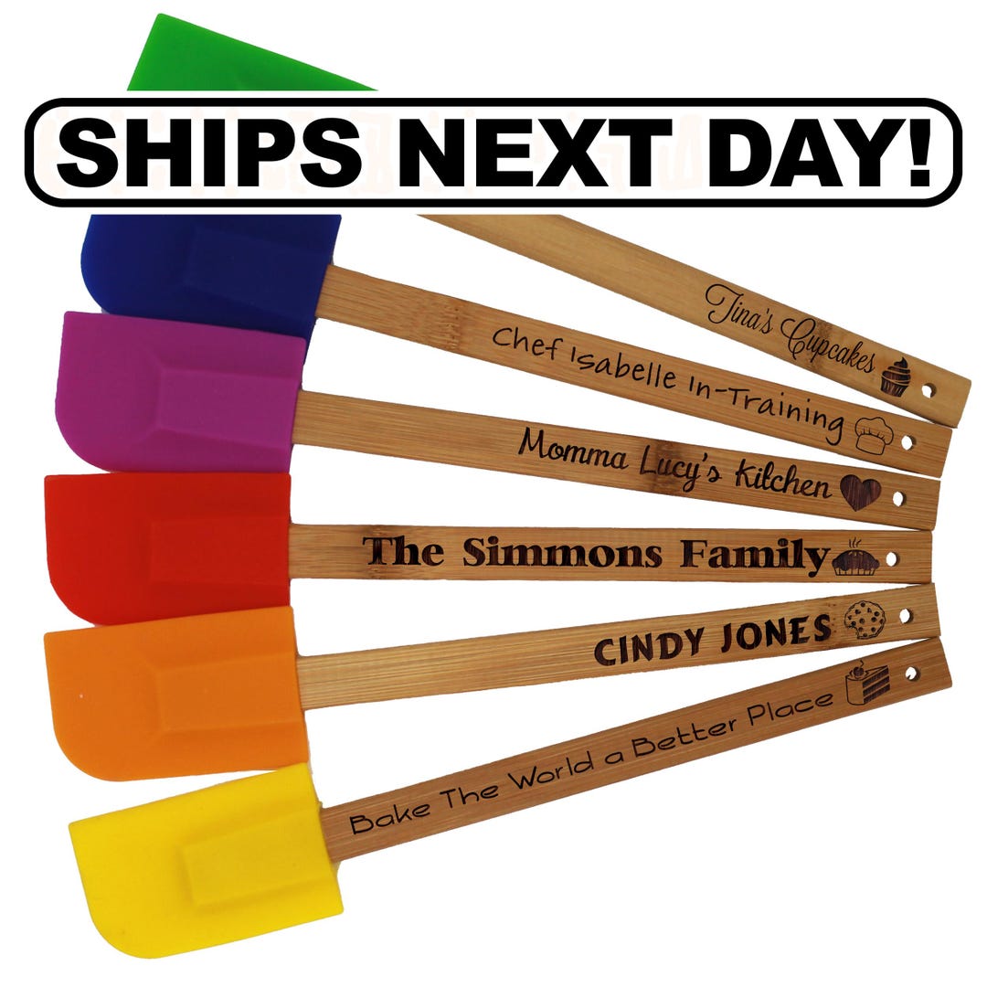 Silicone Spatula, Spatula Personalized, Personalized Baking Utensils ...
