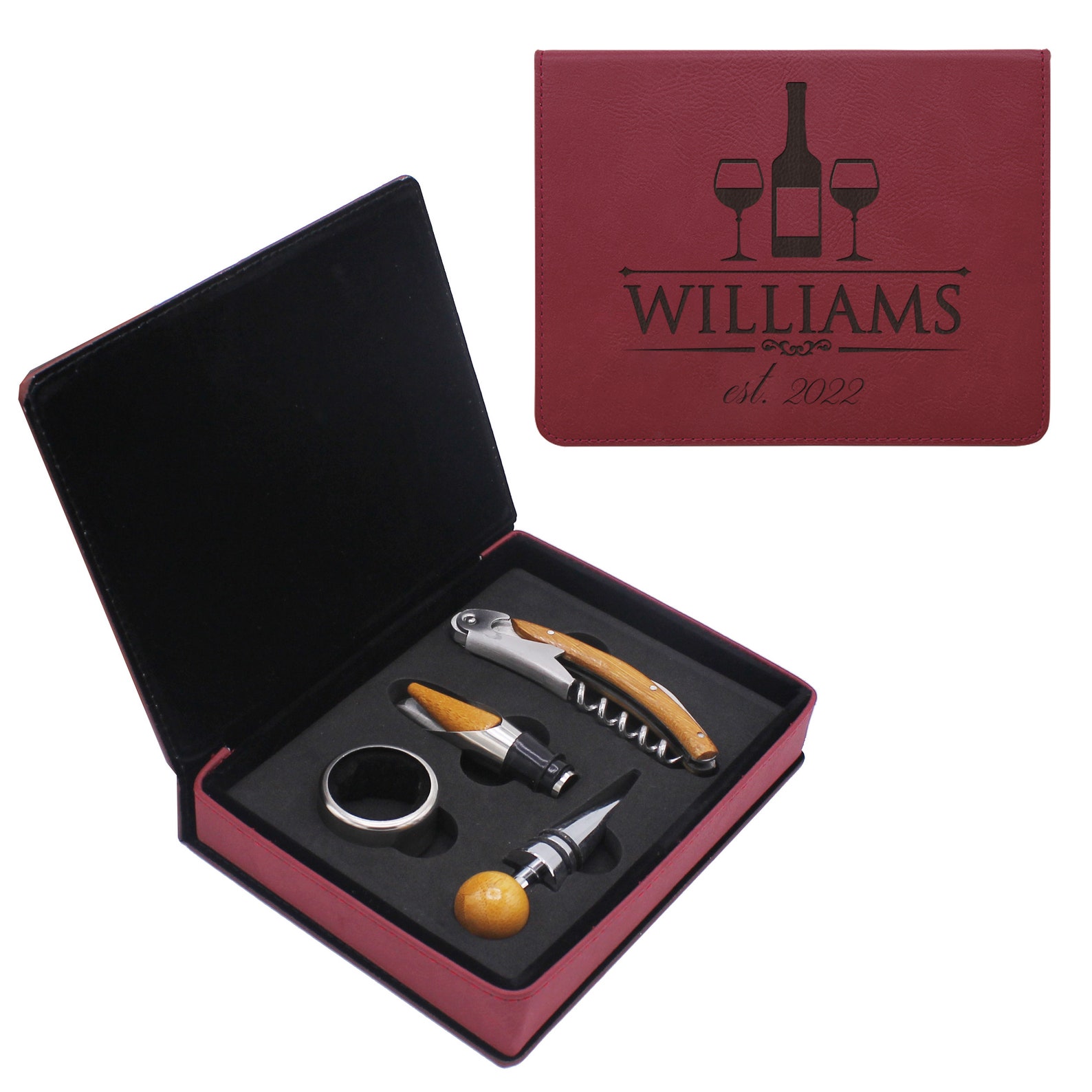 Wine Tool Set Wine Gifts for Couple Wine Opener Set Wine - Etsy