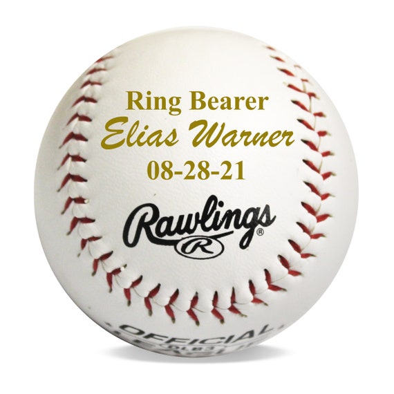 Personalized Baseball Ring Bearer Gift Custom Baseball Bat | Etsy