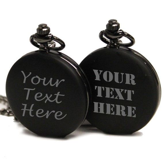 Personalized Pocket Watch Custom Engraved Pocket Watch with | Etsy