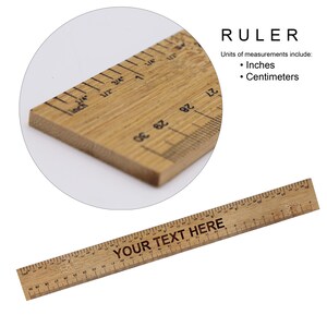 Custom Personalized Ruler for Kids School Gift, Back to School Gift ...