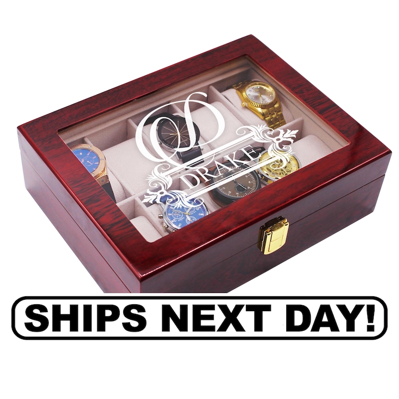 Wooden Watch Boxes 6 Slot - Etsy