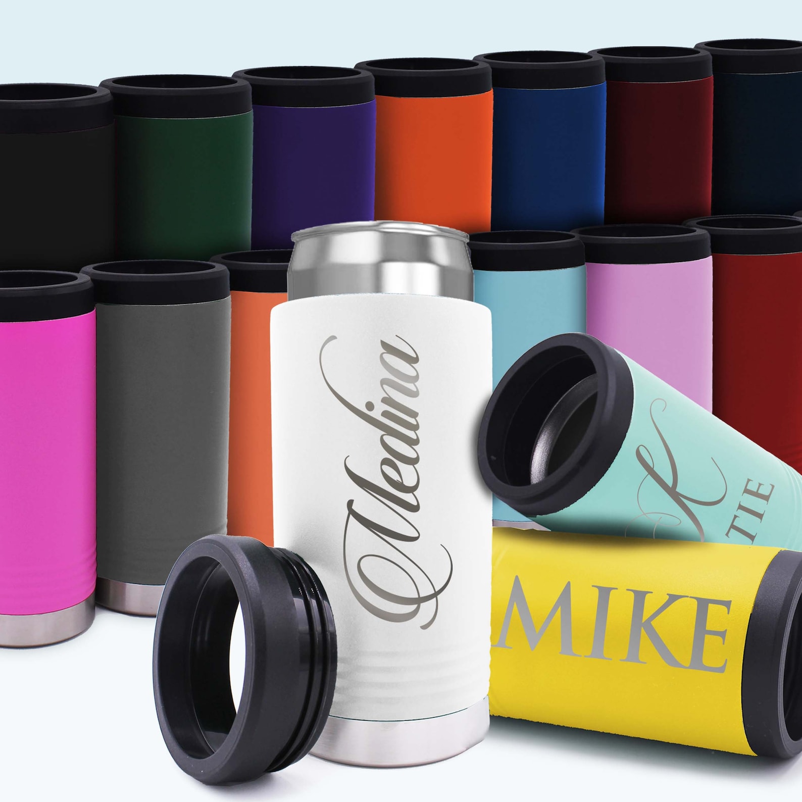 Custom Insulated Skinny Can Cooler for Slim Beer Hard Seltzer ...