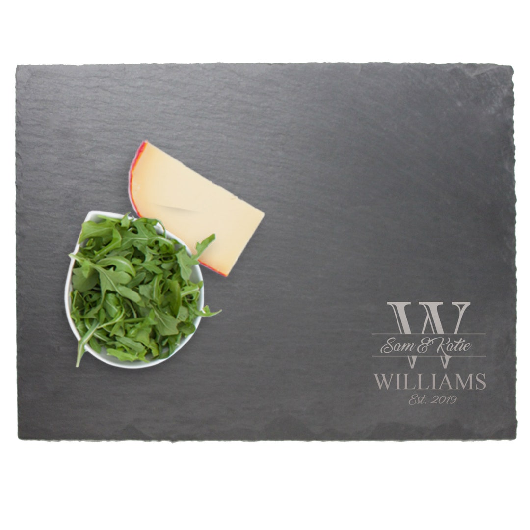 Slate Serving Tray, Engraved Serving Tray, Serving Tray Personalized ...