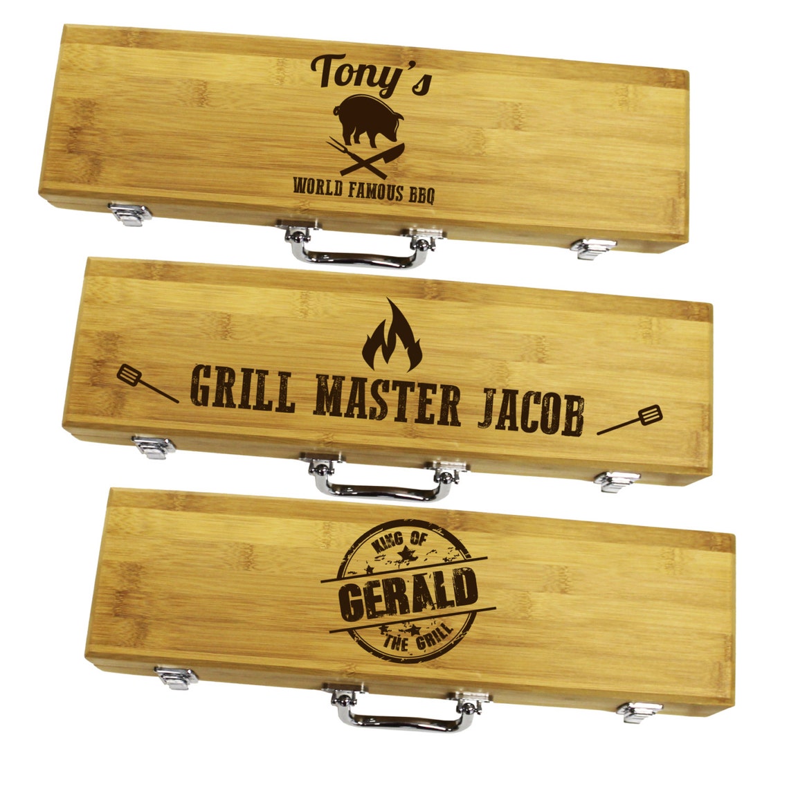 Personalized Grill Set BBQ Set Grill Tools Grill - Etsy