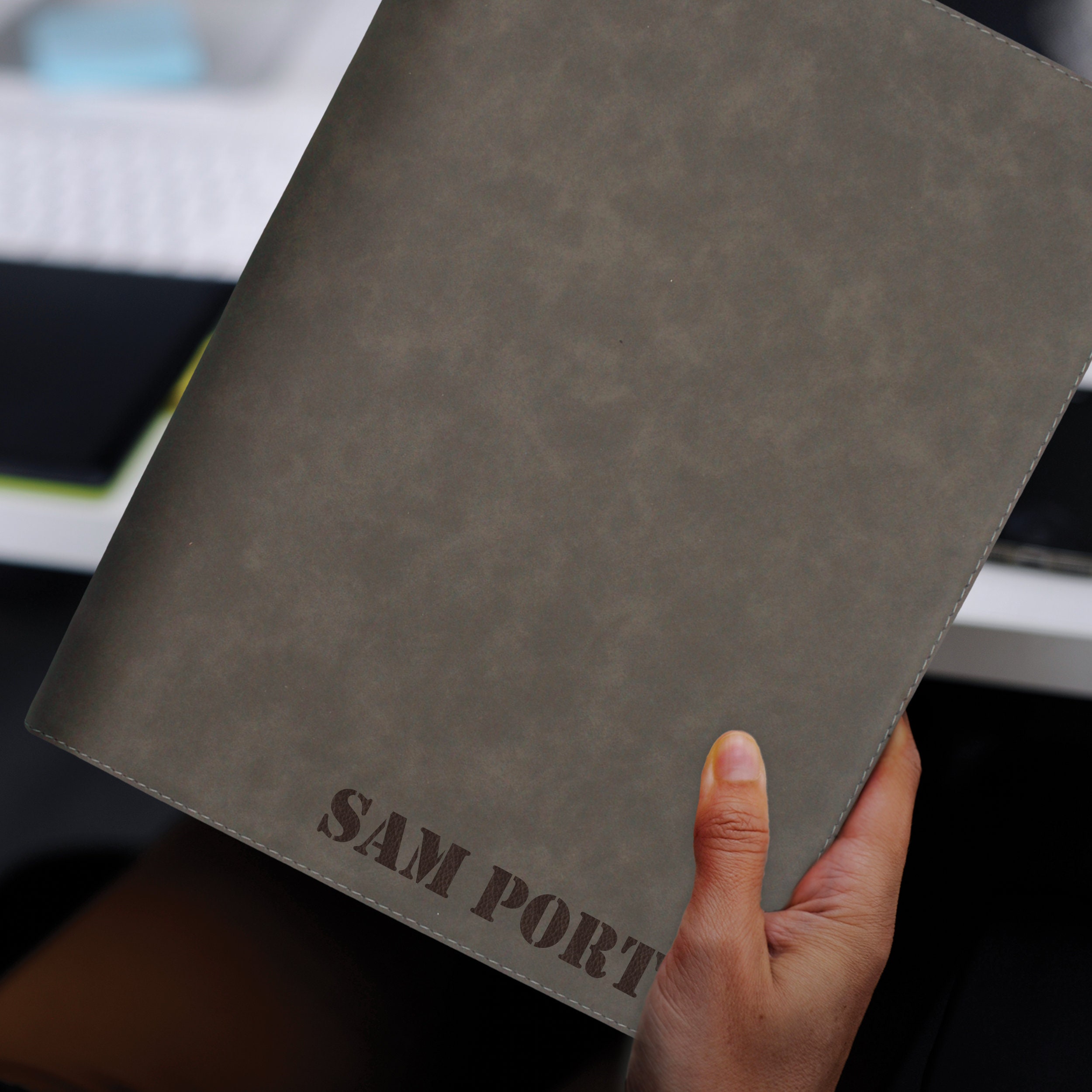 Business Portfolio, Personalized Portfolio, Engraved Leather Portfolio ...