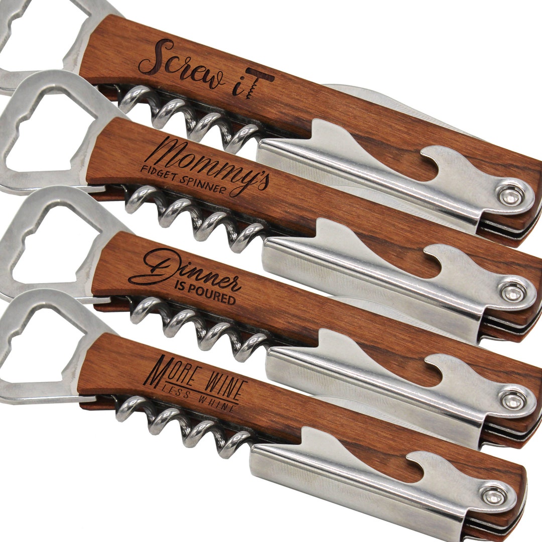 Fun Corkscrew Wine Beer Opener, Corkscrews With Funny Sayings Wine Gift ...