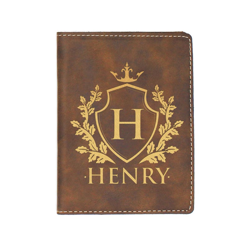 Custom Passport Cover Travel Holder Men Personalized Etsy
