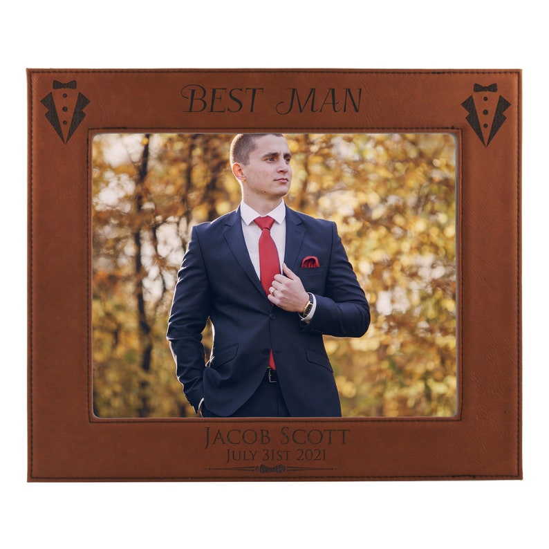 Groomsmen Frame Best Man Picture Frame Groomsman Picture - Etsy