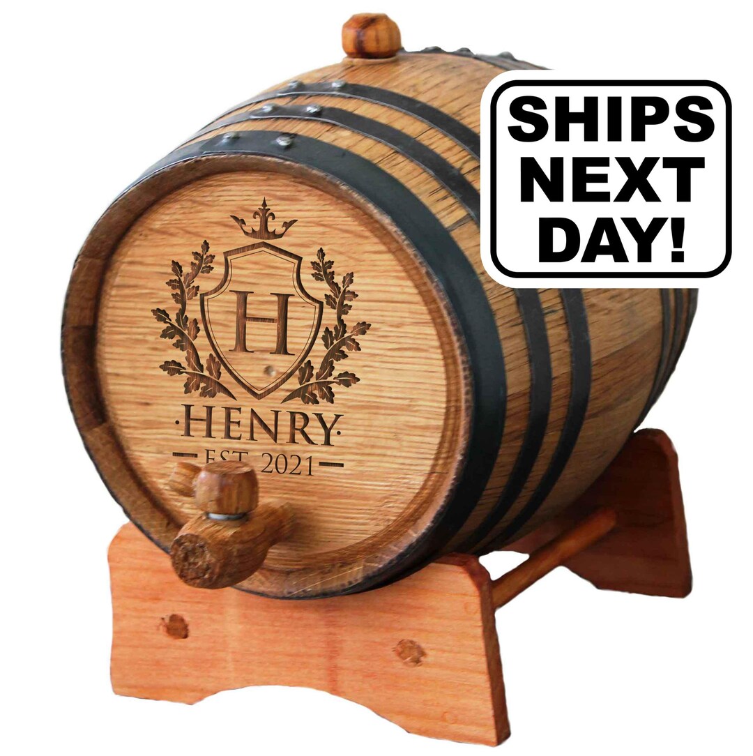 Personalized Whiskey Barrel, Personalized Wine Barrel, Oak Aging Barrel ...