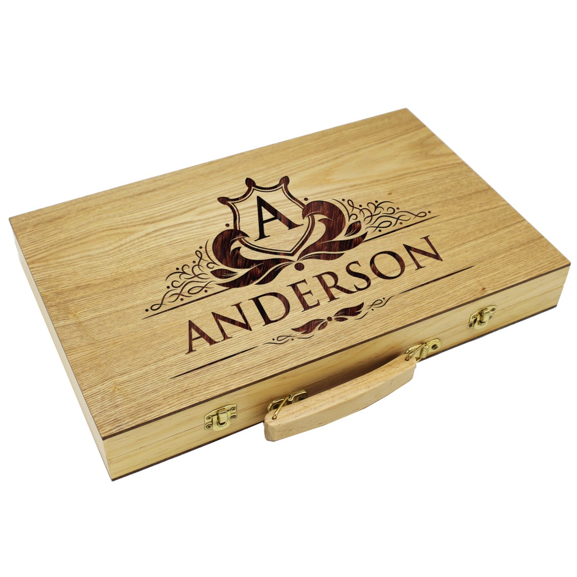 Backgammon Set Wood, Gifts for Grandparents, Classic Games, Wood Game ...