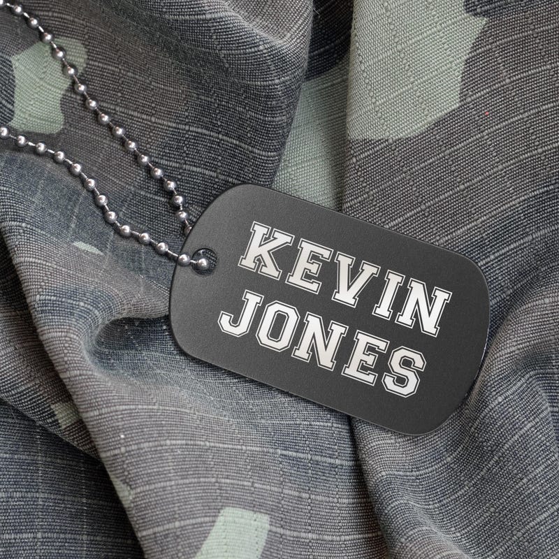 Custom Men Dog Tags - Etsy