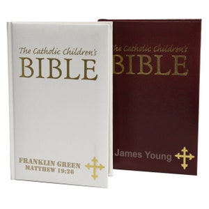 Custom Engraved Childrens Bible, First Communion Gift, Christian Gifts ...