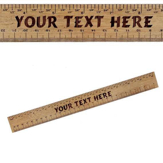 Personalized Ruler Custom Ruler Engraved Ruler Monogrammed - Etsy