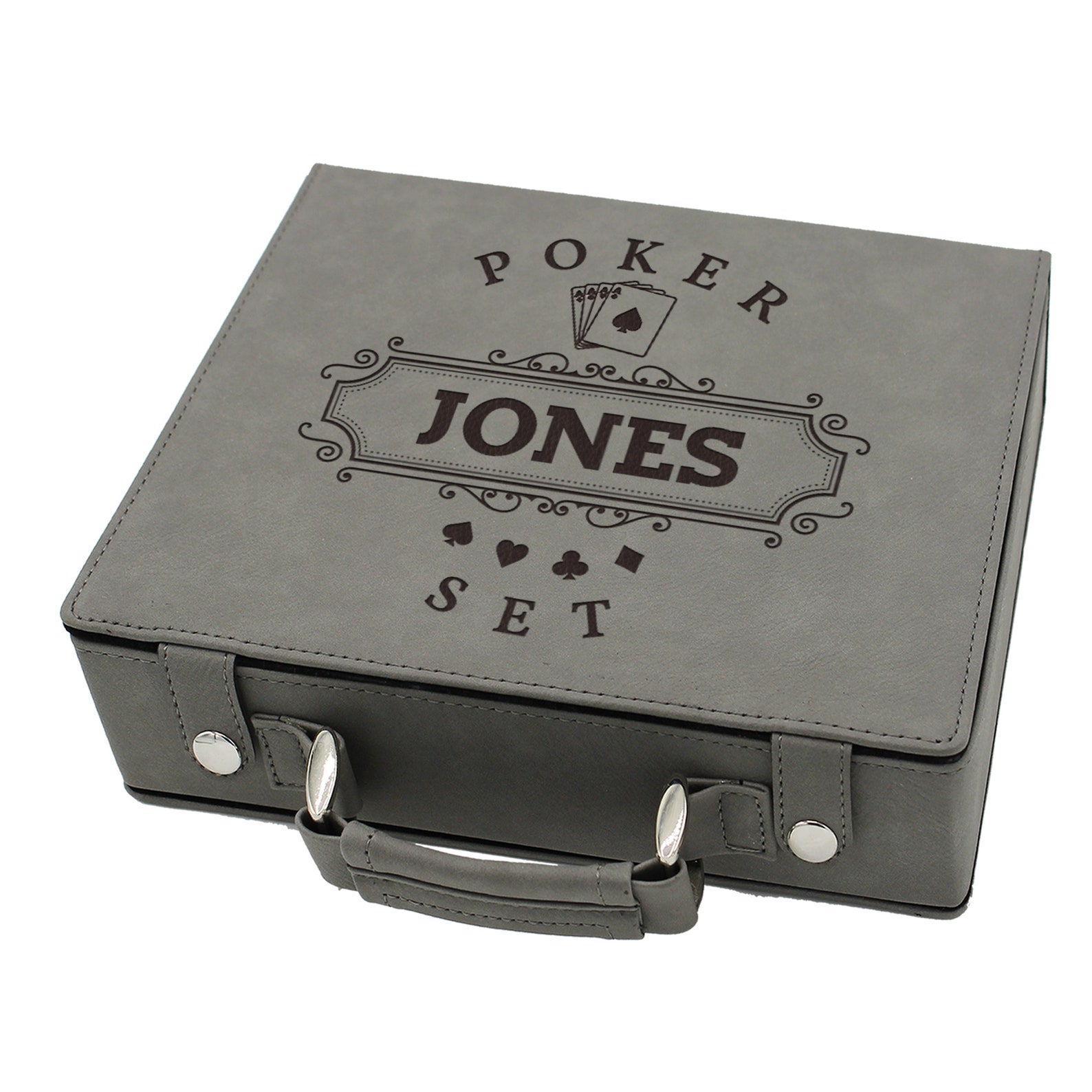 Poker Player Gifts Poker Set Personalized Poker Case - Etsy