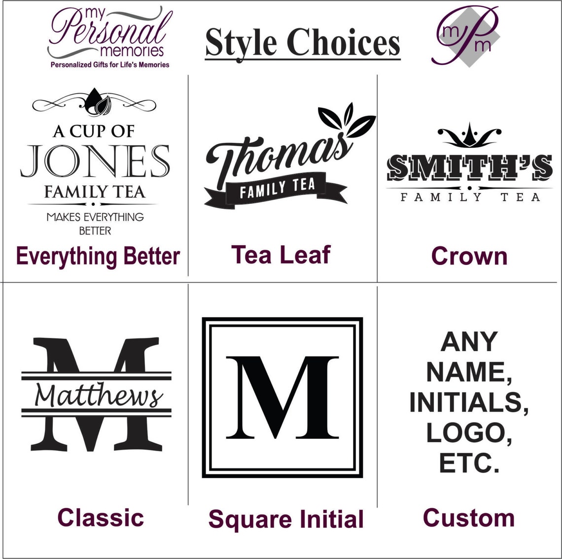 Personalized Tea Box Tea Bag Holder Housewarming Gift | Etsy