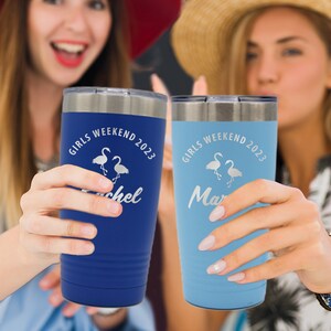 Girls Trip Tumbler, Custom Girls Weekend Cup, Personalized Girls ...