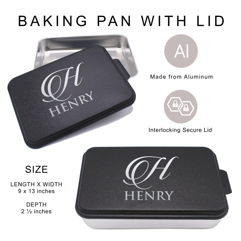 Engraved Baking Pan Customized Cake Pan Personalized | Etsy