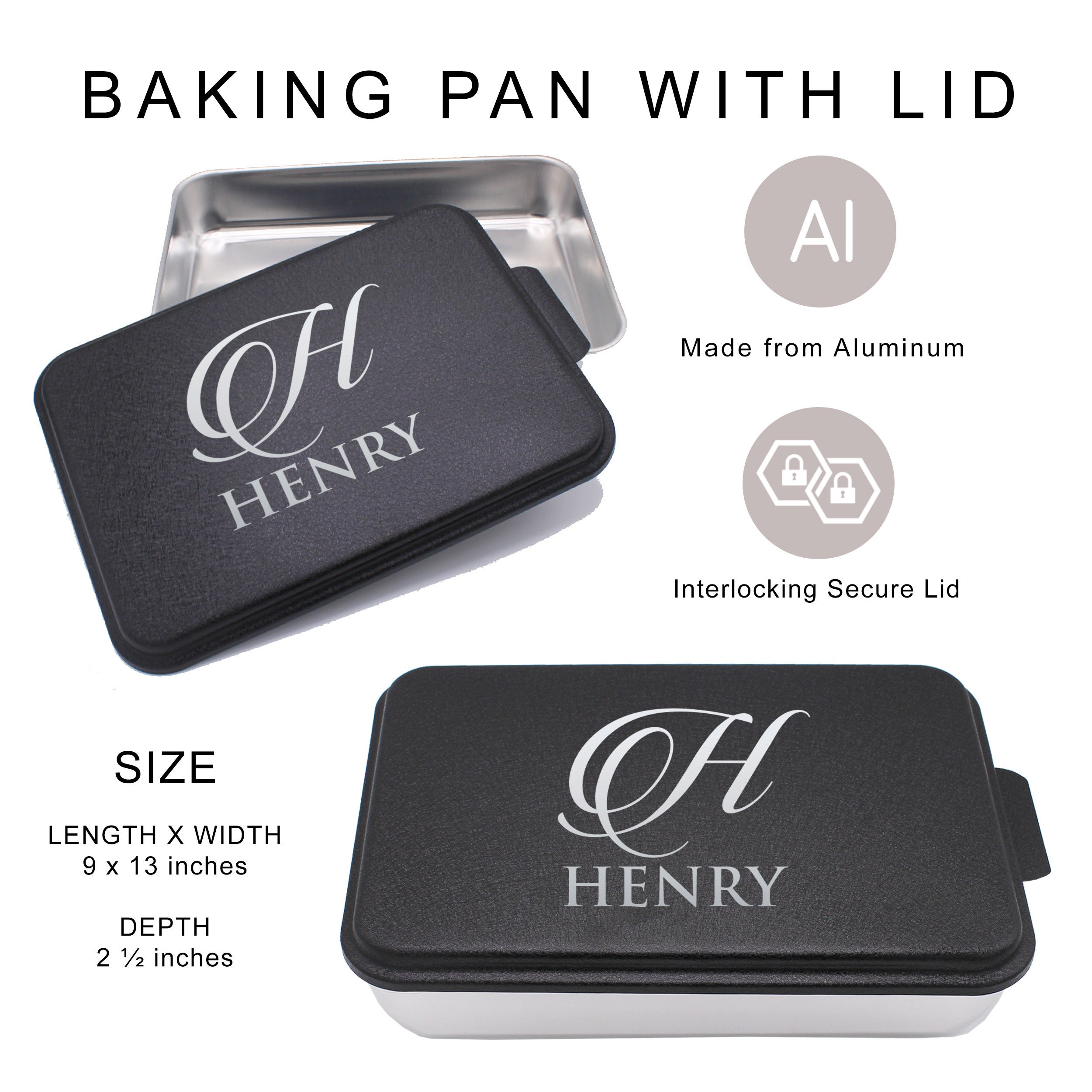 Engraved Baking Pan Customized Cake Pan Personalized | Etsy