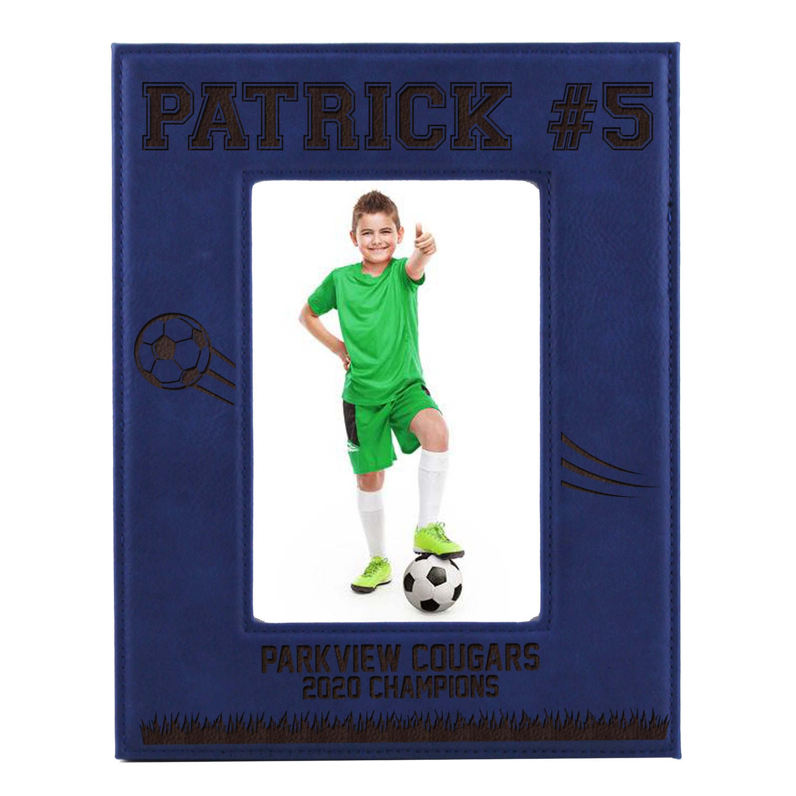Personalized Soccer Picture Frame Soccer Gift for Boys | Etsy