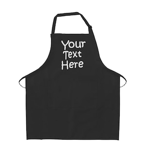 Apron for Adults, Personalized Baking Apron, Embroidered Apron, Baking ...