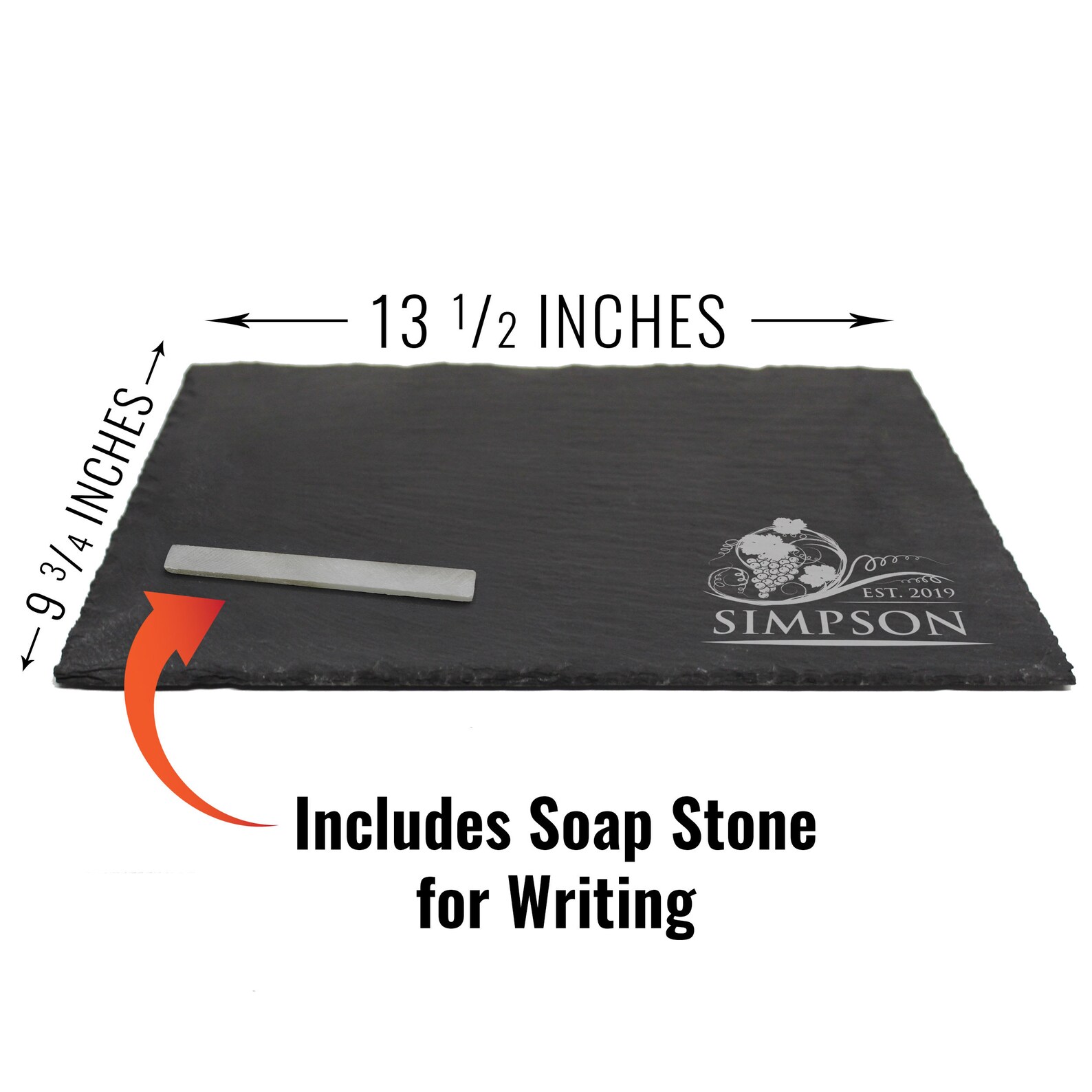 Personalized Wedding Gift for Couples Slate Tray - Etsy