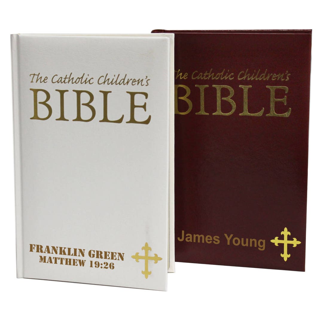 Personalized Bible Custom Bible Catholic Gifts Christening - Etsy