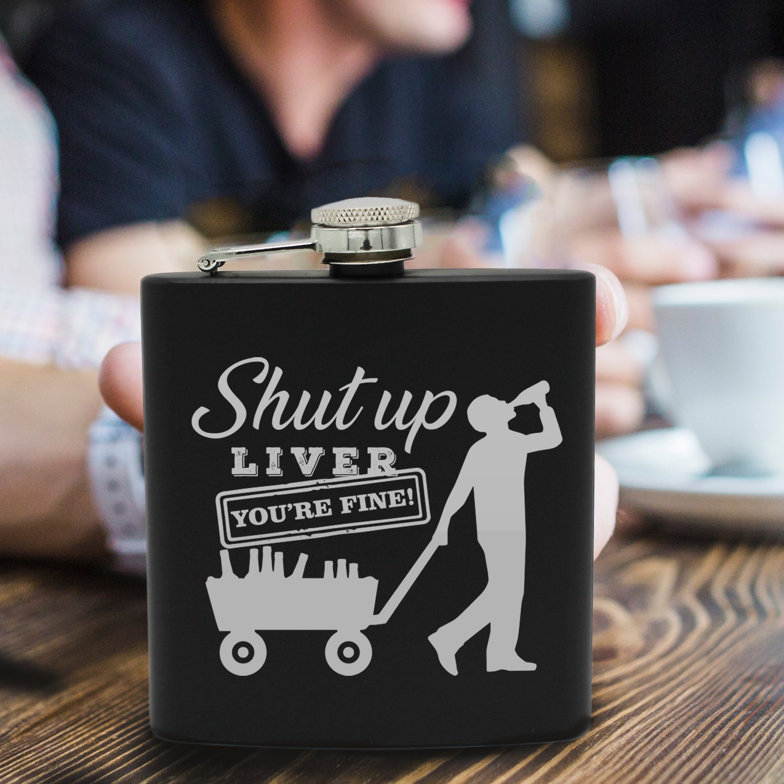 Funny Flask Personalized, Funny Flask for Woman Men, Flasks With Funny ...