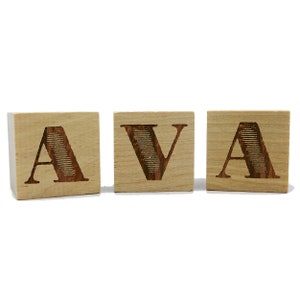 Personalized Blocks, Custom Alphabet Blocks, Personalized Wooden Blocks ...