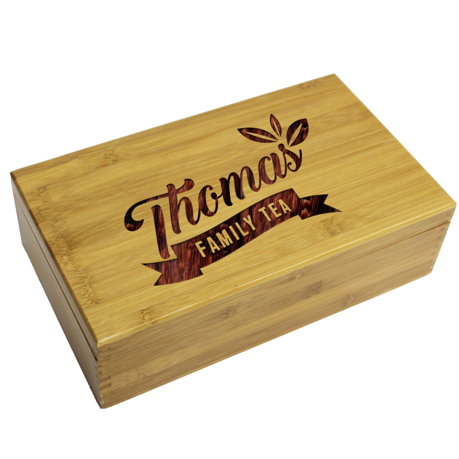 Personalized Tea Box Tea Bag Holder Housewarming Gift | Etsy