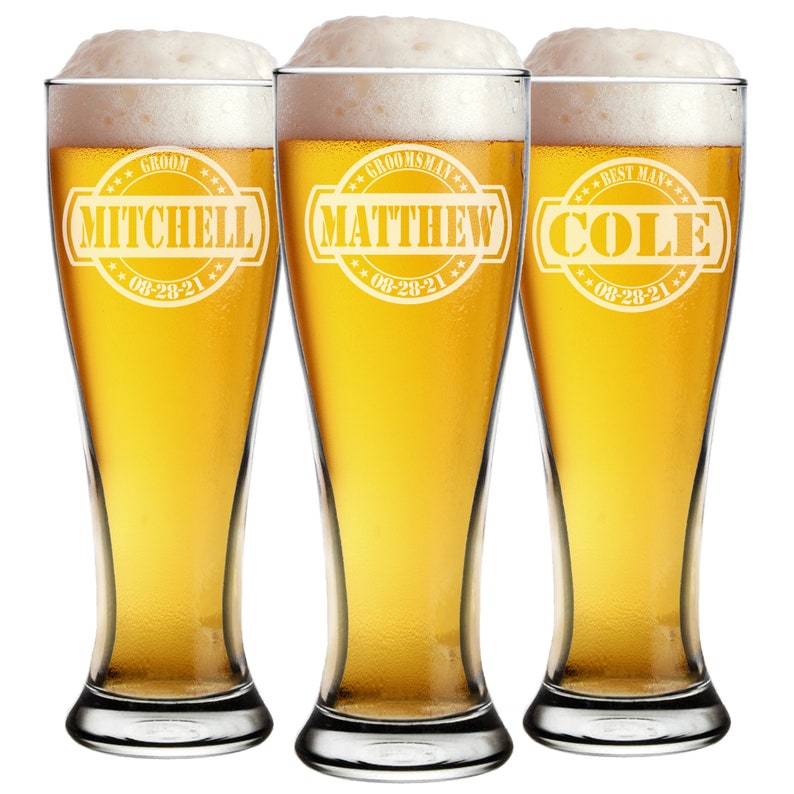 Personalized Pilsner Glasses Custom Beer Glass Engraved Beer | Etsy