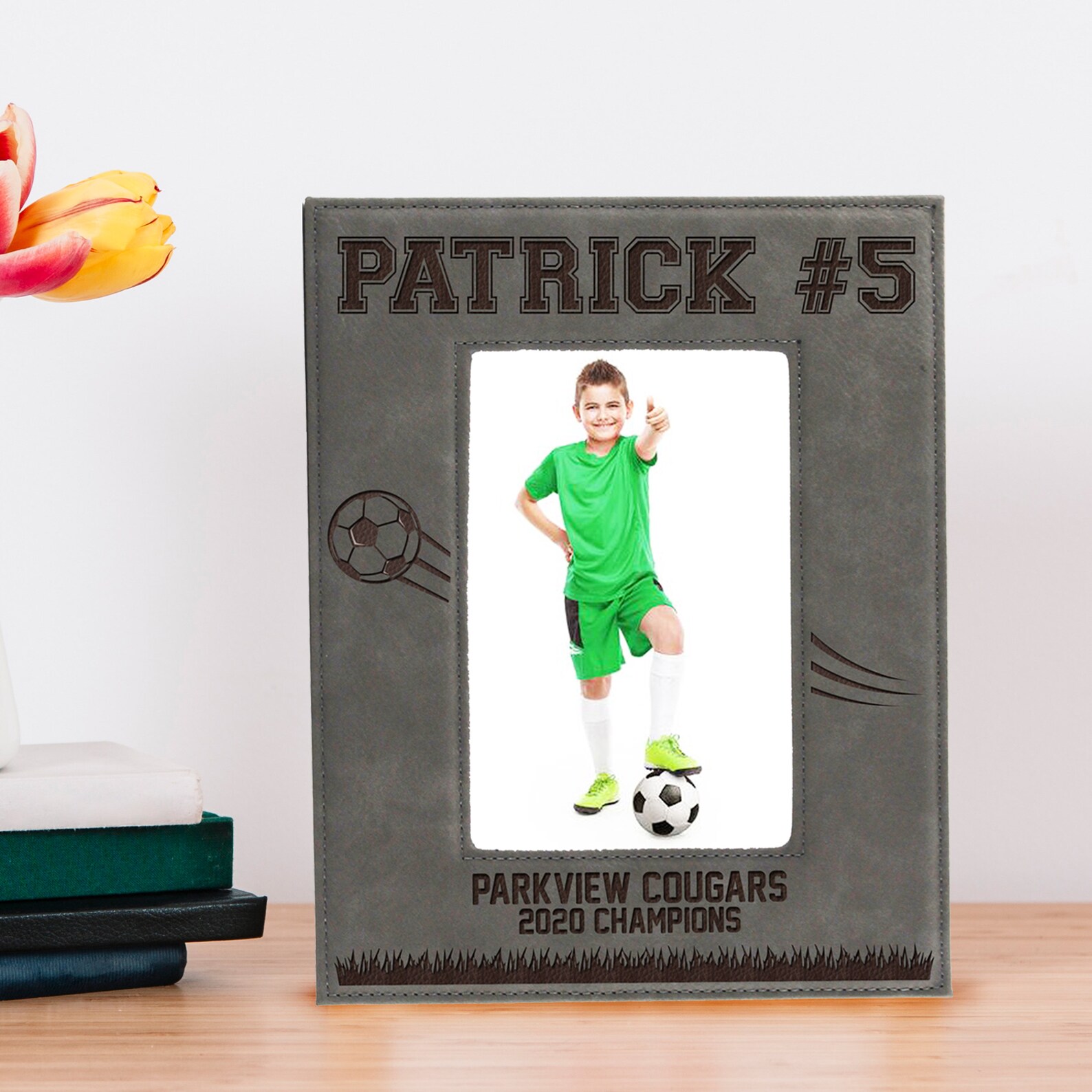 Personalized Soccer Picture Frame Soccer Gift for Boys | Etsy