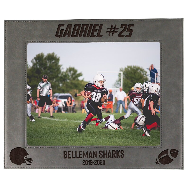 Personalized Football Picture Frame Football Frame Football | Etsy
