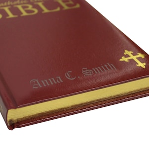 Personalized Childrens Bible, Religious Gifts, Engraved Bible, Catholic ...