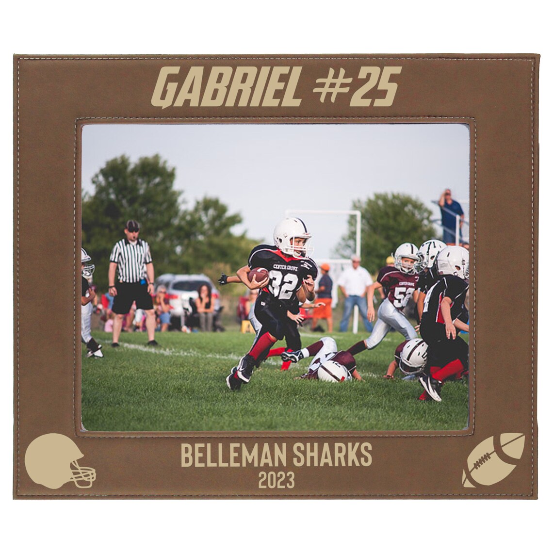 Personalized Football Picture Frame, Football Frame, Football Gifts for ...
