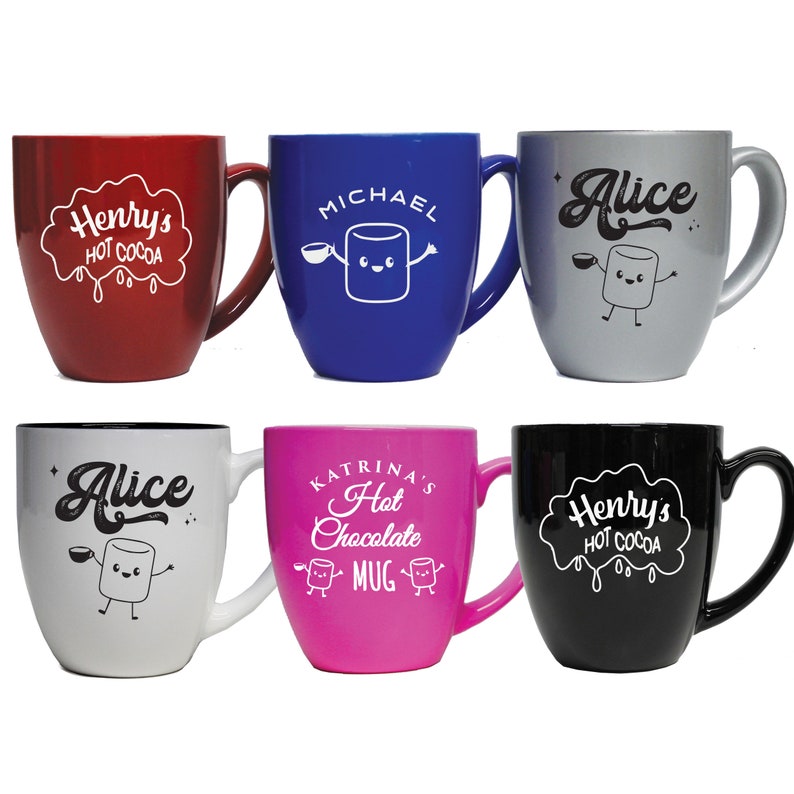 Hot Chocolate Mug for Kids Engraved Hot Cocoa Cup Custom Hot - Etsy