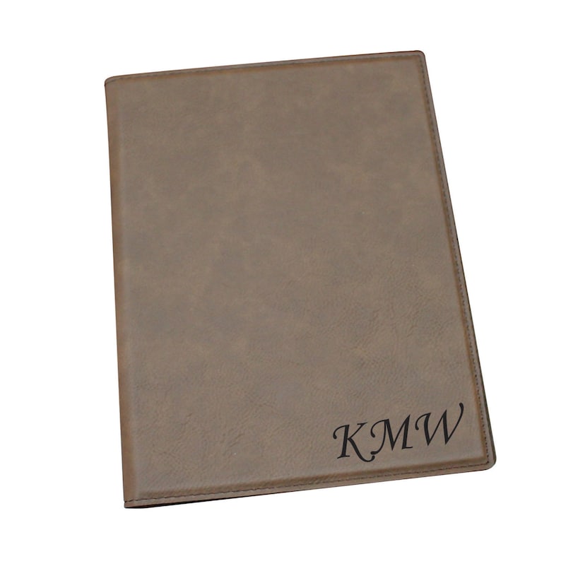 Personalized Leather Padfolio Personalized Notepad Business | Etsy