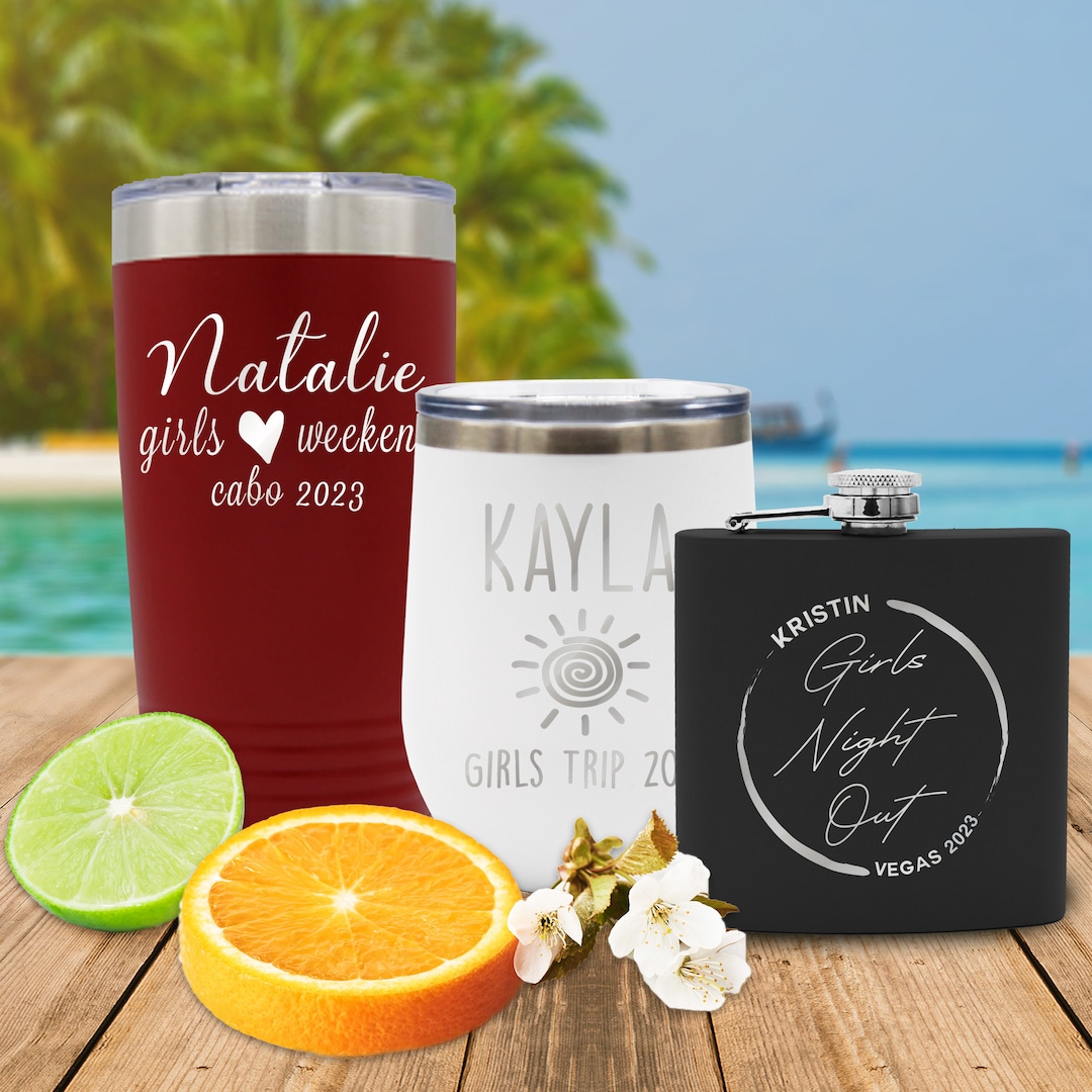 Girls Trip Tumbler, Custom Girls Weekend Cup, Personalized Girls ...