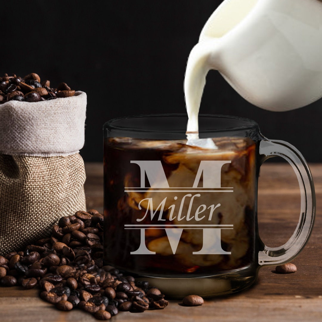 Glass Coffee Cup, Custom Mug Clear, Coffee Mug Clear, Glass Tea Mug ...