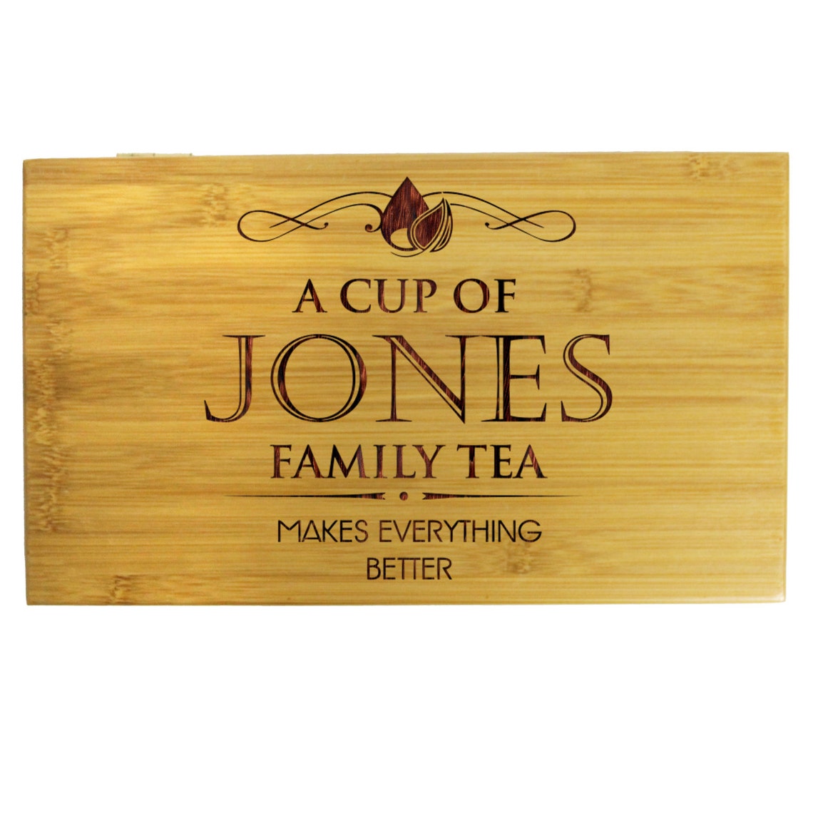 Personalized Tea Box Tea Bag Holder Housewarming Gift - Etsy