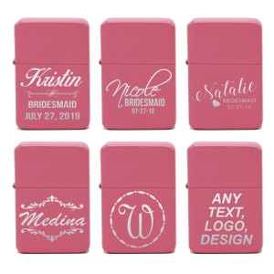 Lighter Custom, Monogrammed Lighter, Cigarette Lighter, Bridesmaid ...