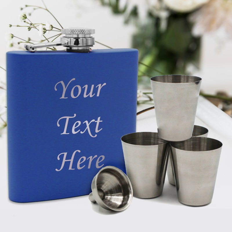 Personalized Flask - Etsy