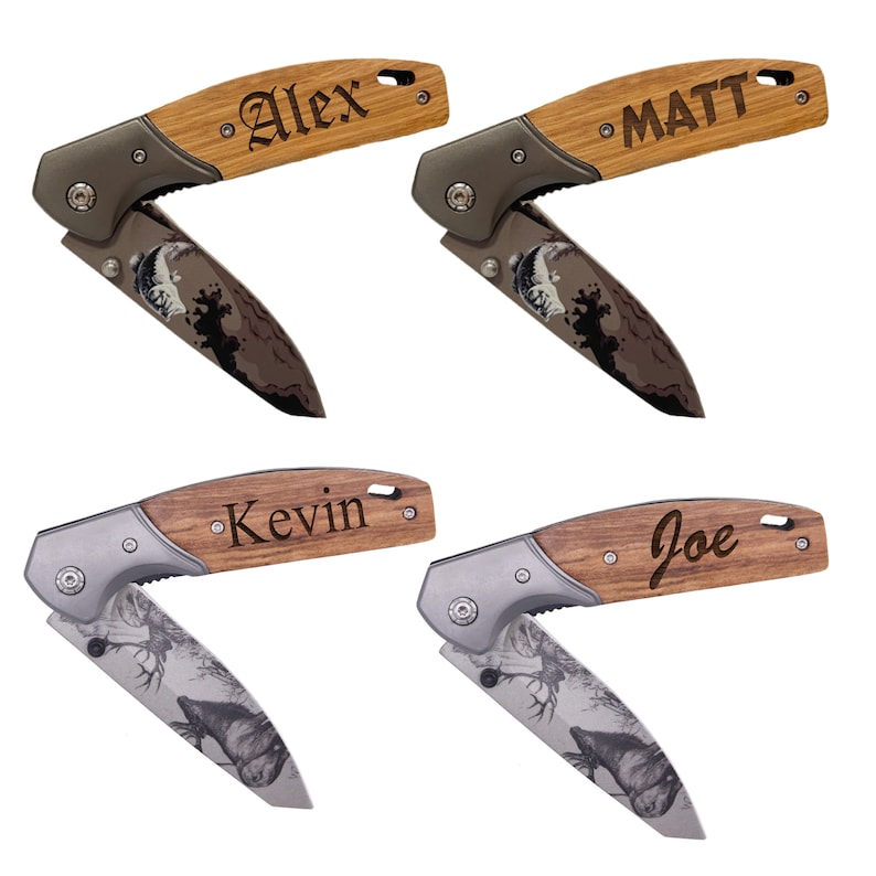 Fishing Gift for Man Hunting Gift for Dad Customized Pocket - Etsy